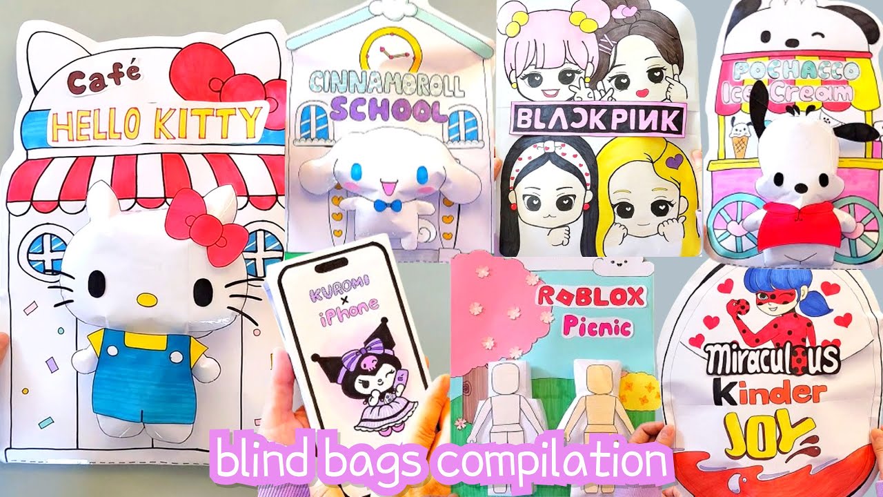 Large blind bags compilation 💕 - YouTube