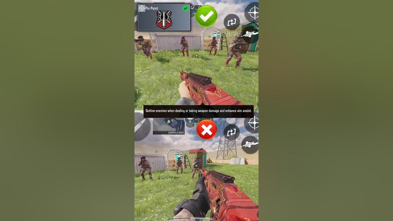 Pin Point Perk 😲Settings in CODM BR 💯🔥Codmobile🤕CODM Pro Setting #shorts #codmbr #codm #ff #cod ...