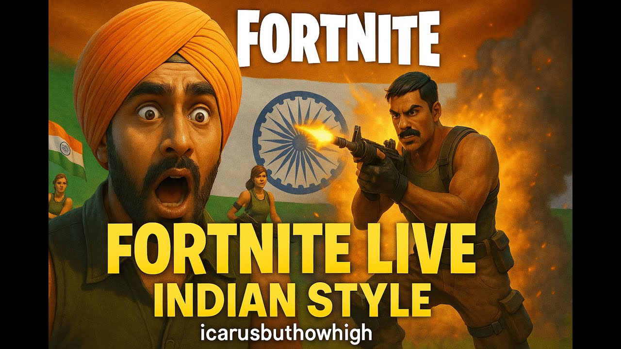 UNEMPLOYED INDIAN PLAYS FORTNITE CHAPTER 7 BATTLE ROYALE (LIVE) - YouTube