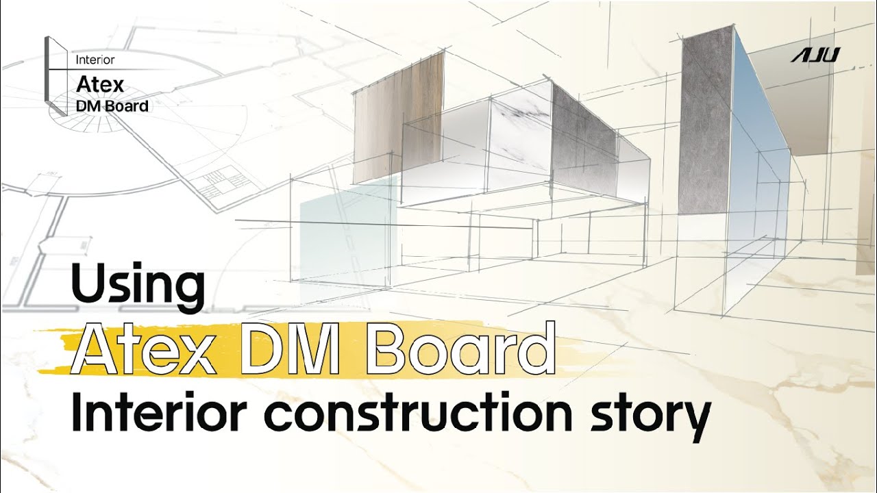 Interior construction story using Atex DM Board, interior wall material ...