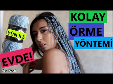EVDE AFRİKA ÖRGÜSÜ NASIL YAPILIR? KOLAY ÖRME YÖNTEMİ VE ÖRGÜ İPİYLE!