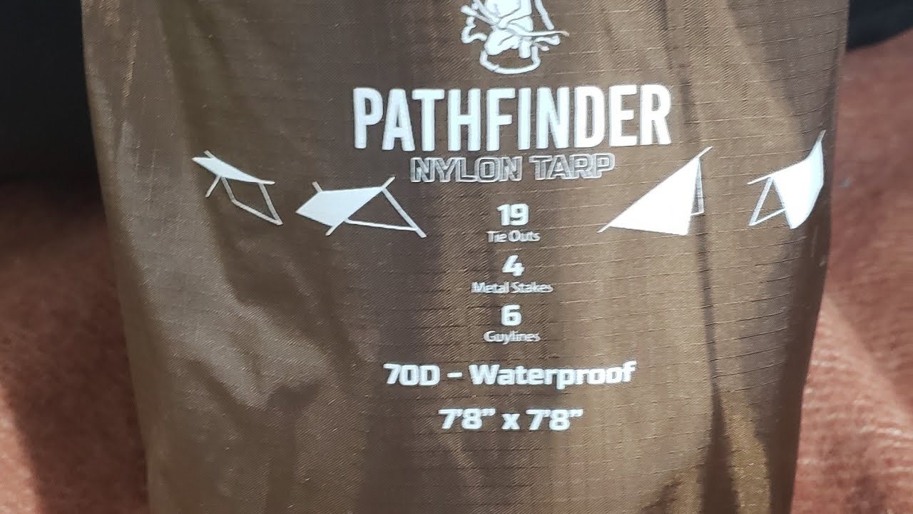New Pathfinder Tarp - YouTube