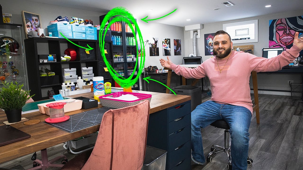 The Ultimate Custom Sneaker Studio - YouTube