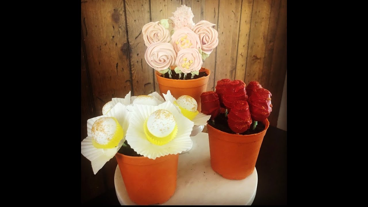Edible Flower Pots - YouTube