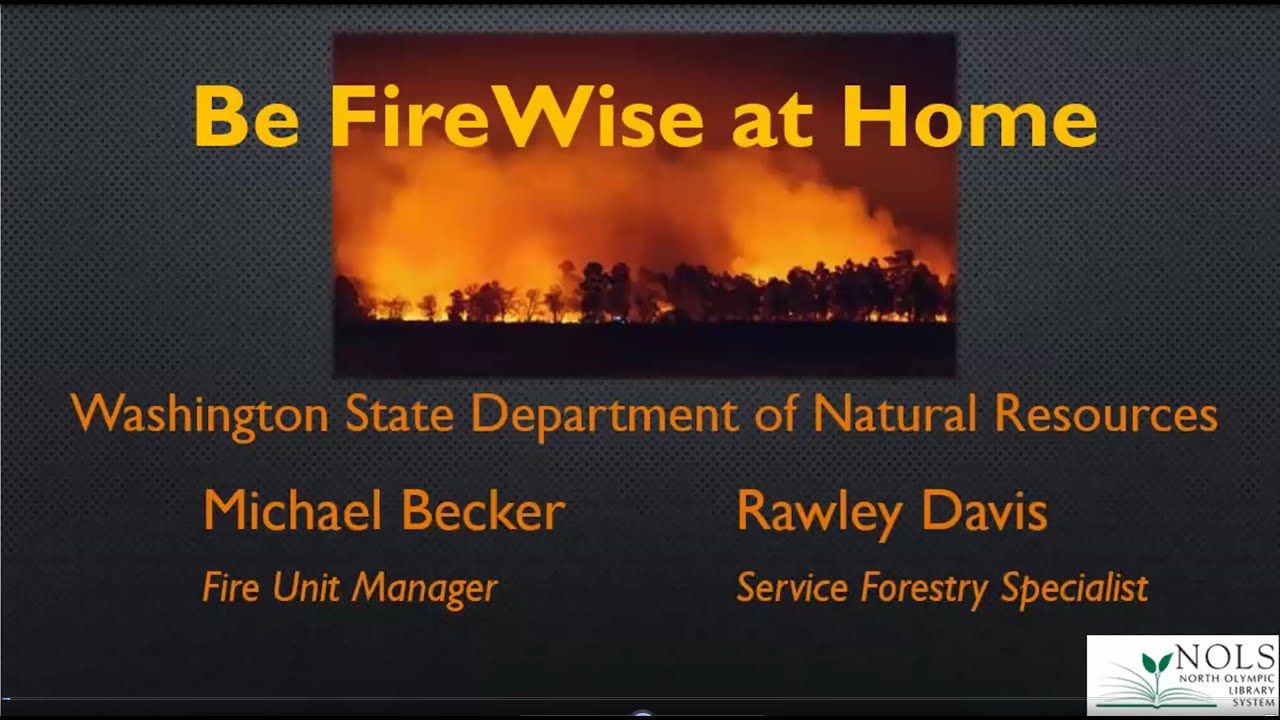 Be FireWise at Home - YouTube