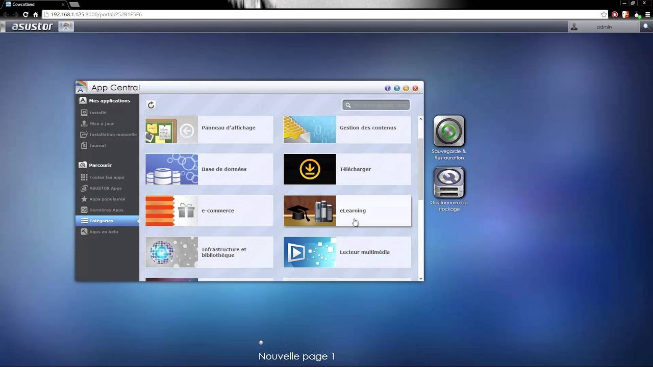 [Cowcot TV] Présentation de l'interface du NAS ASUSTOR AS-202TE - YouTube