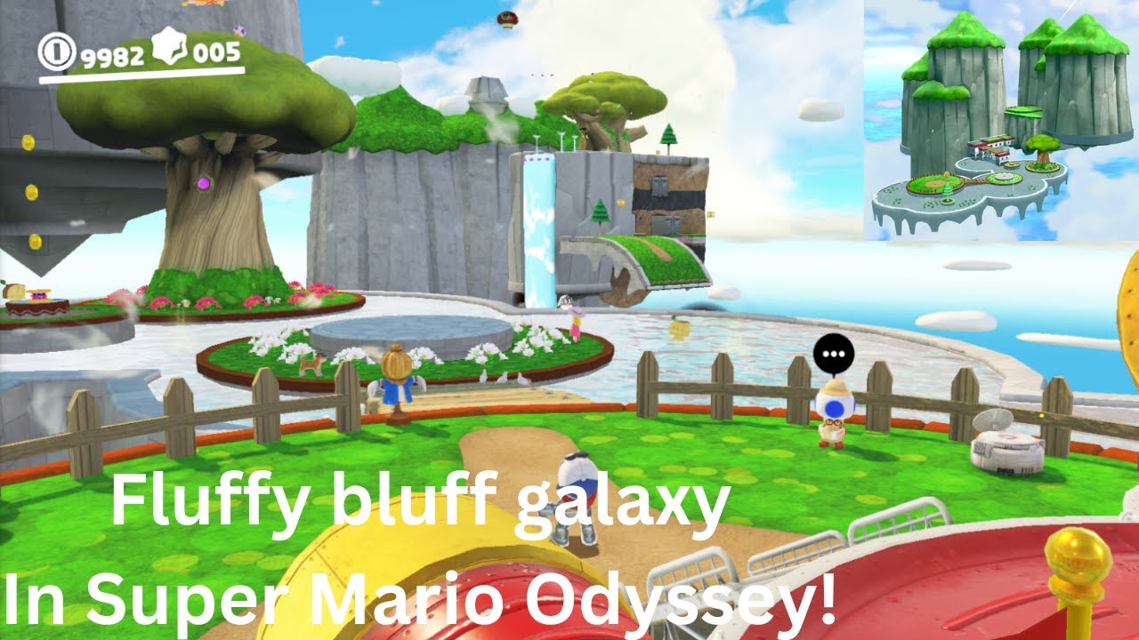 Fluffy Bluff Kingdom In Super Mario Odyssey?! (Mod) - YouTube