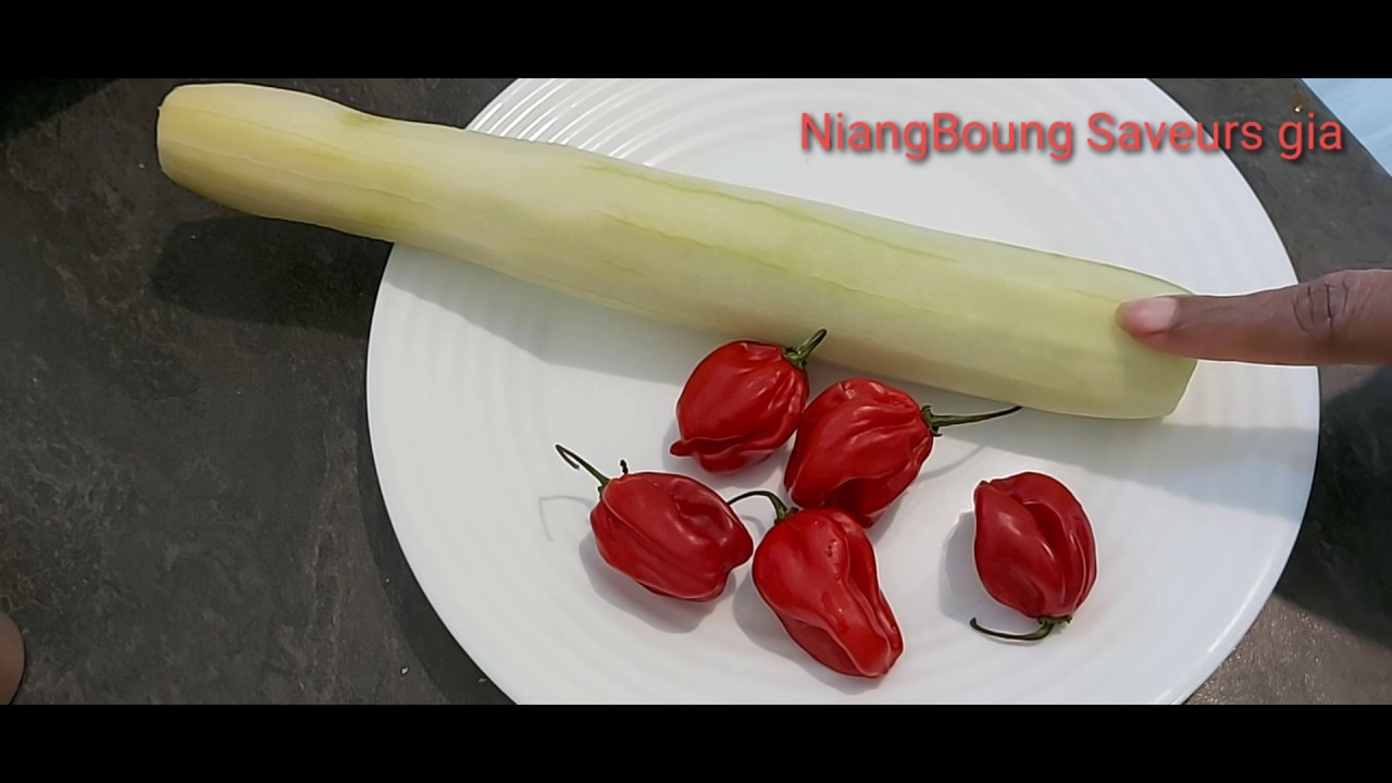 recette de Concombre et piment accompagnements repas - YouTube
