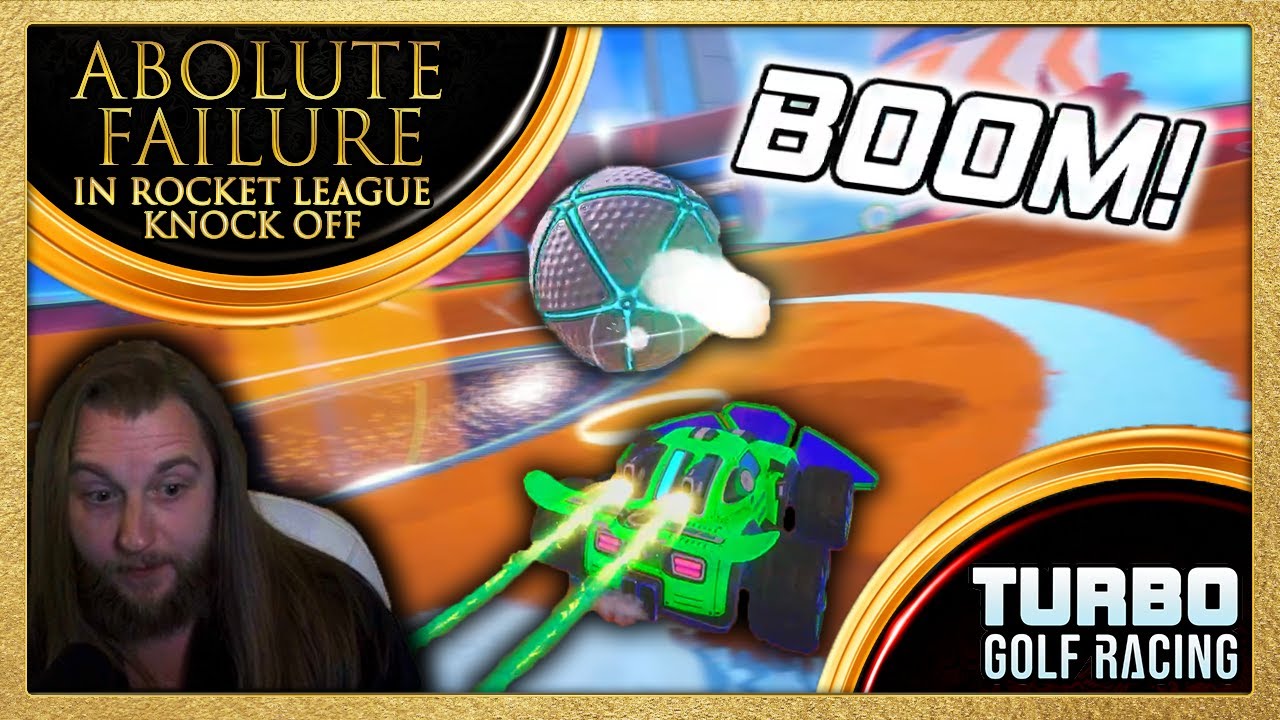 Turbo Golf Racing - Absolute Failure in Rocket League Knock Off - YouTube