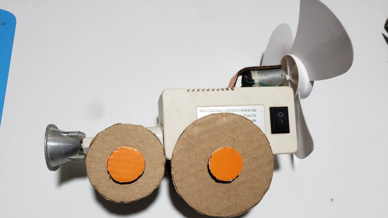 How to make a small car with a motor How to make a car out of cardboard ...