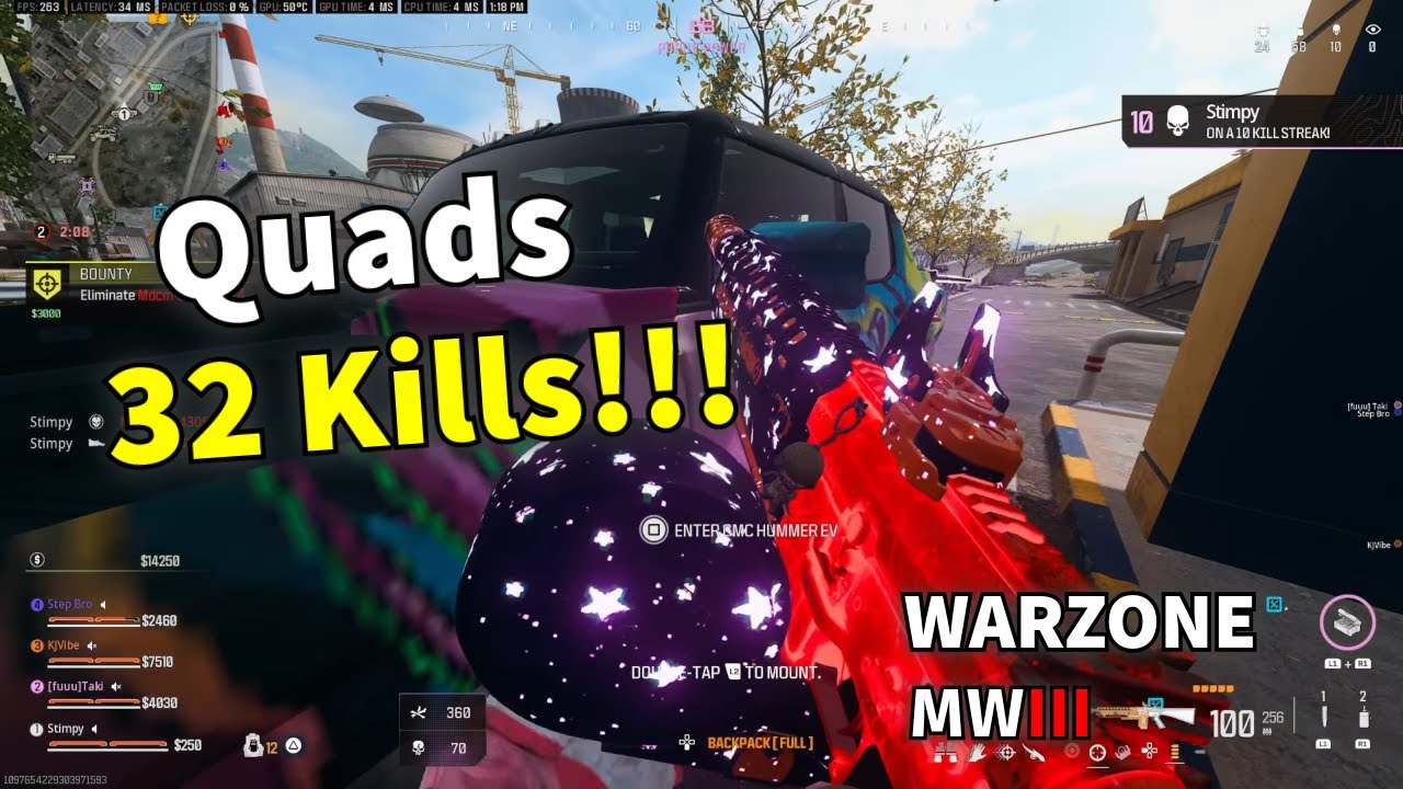 Quads 32 Kill BOMB 💣 - YouTube