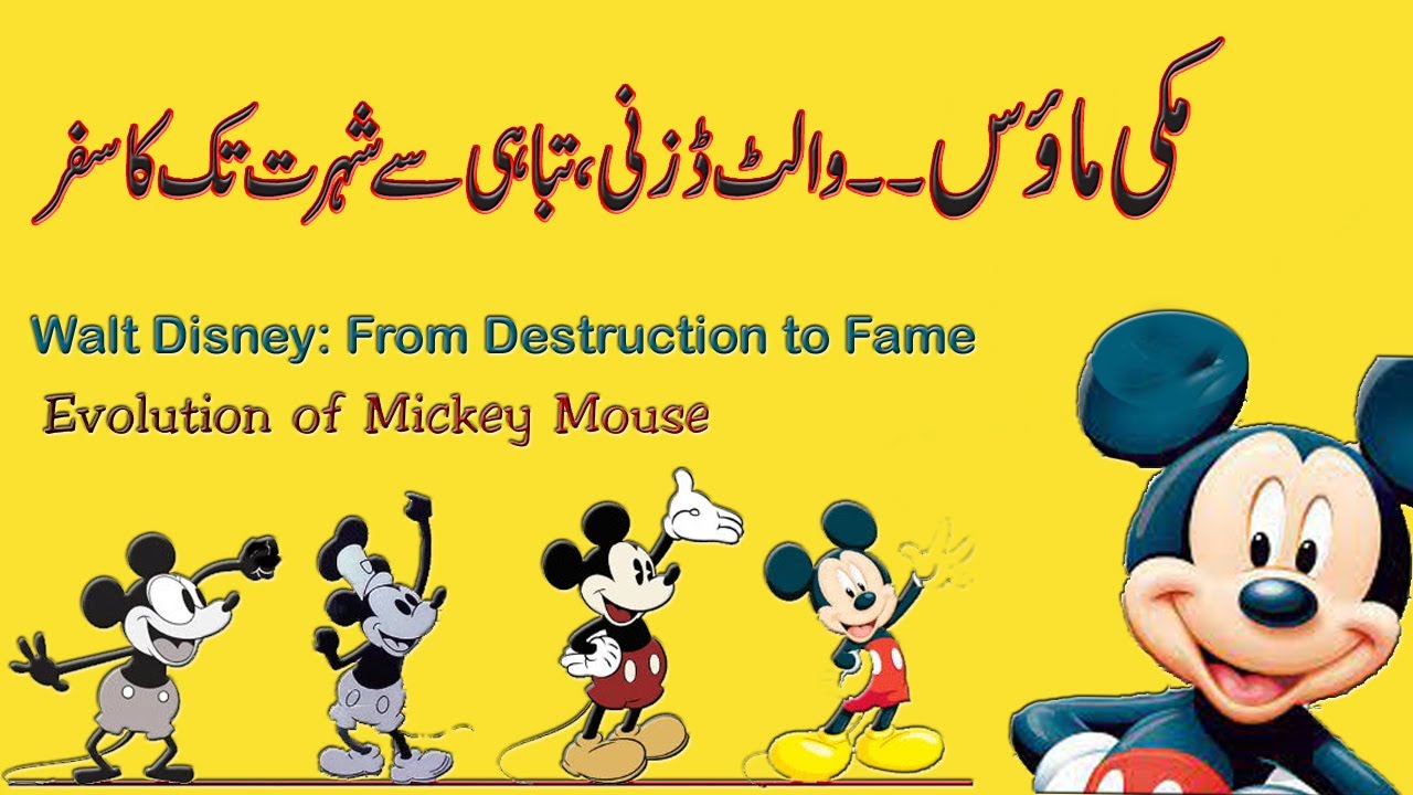 Evolution of MICKEY MOUSE || History | Evolution of Walt Disney||Snow ...