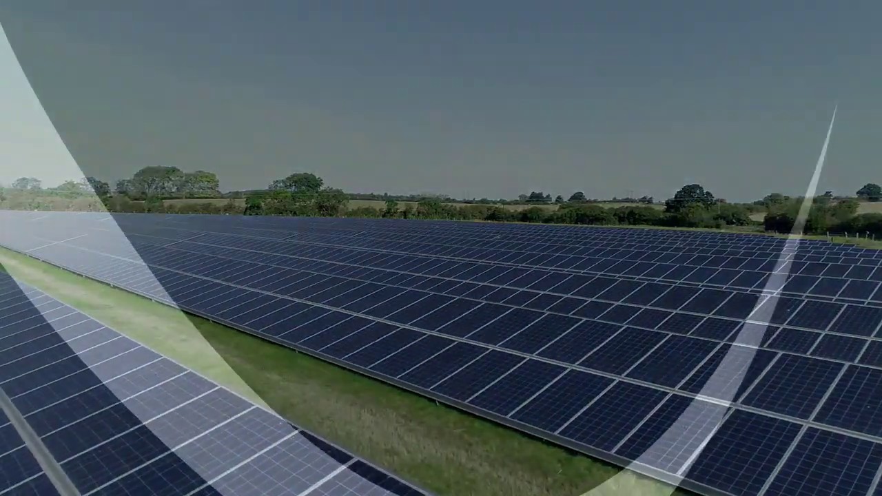 UK solar farm designed and constructed by Anesco - YouTube