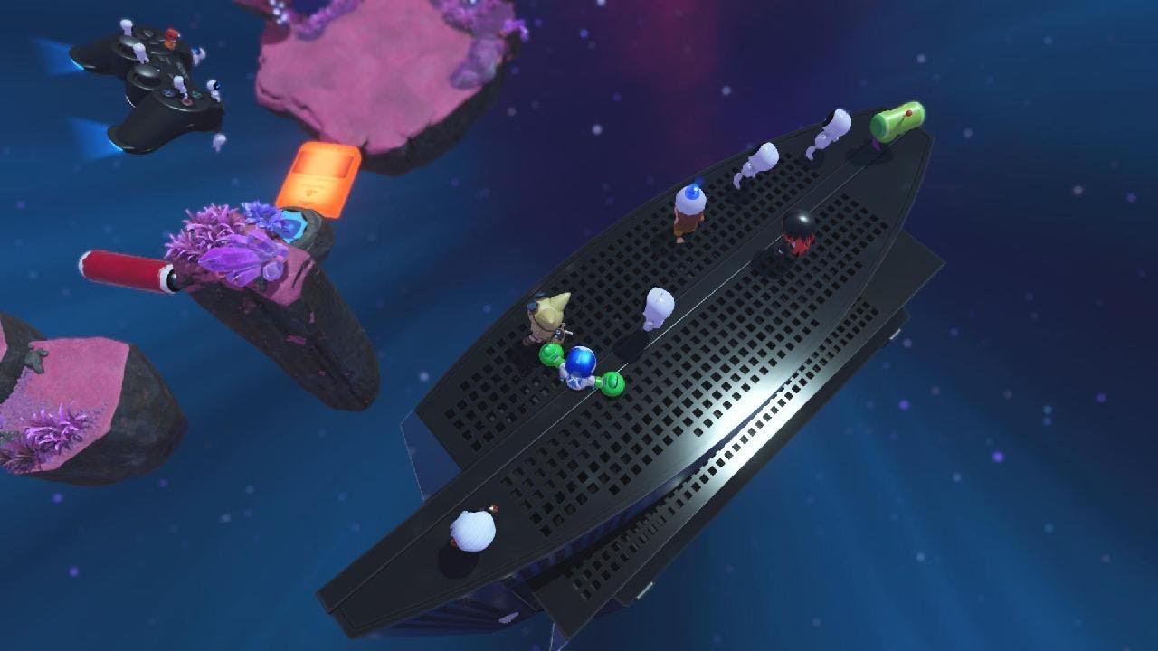 ASTRO BOT how to get on top of the ps3 in credits clash - YouTube