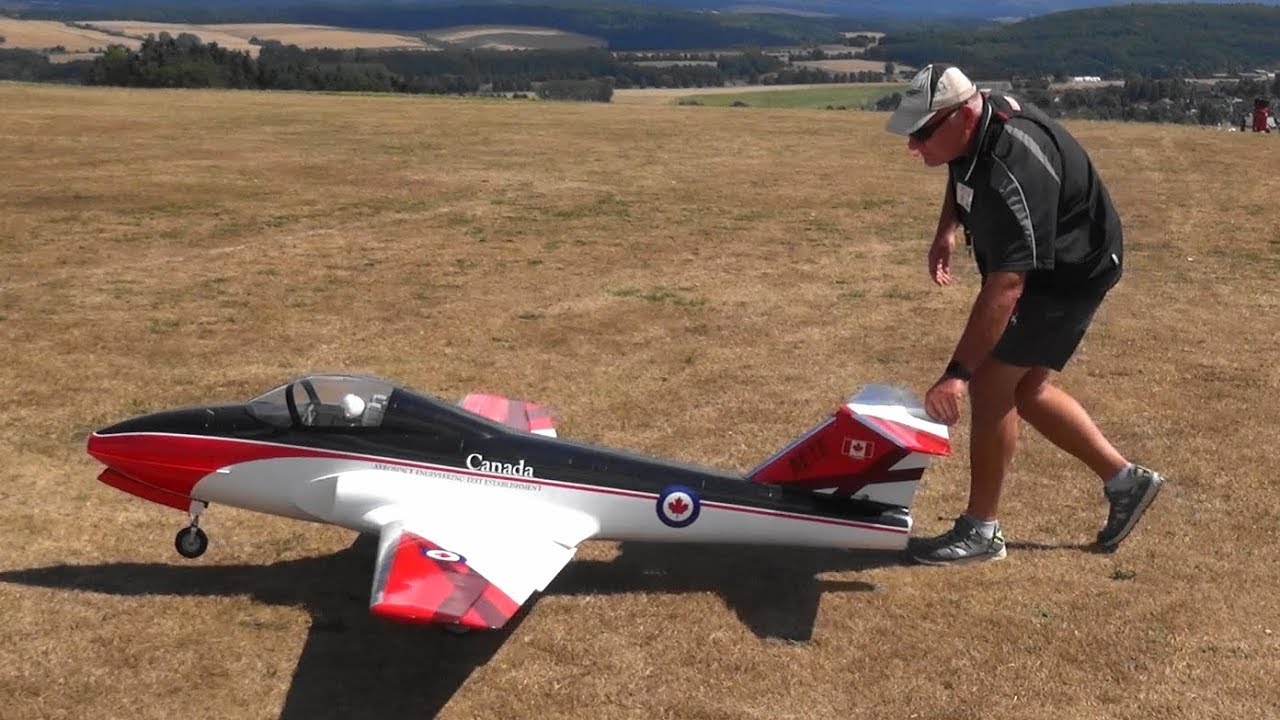 Canadair CL-41 Tutor Sport Turbine RC CARF Jet - YouTube