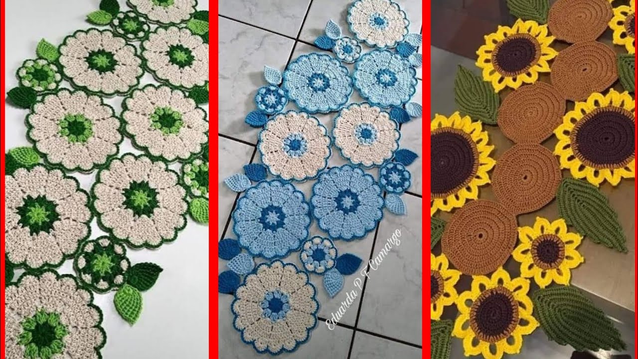 10 Crochet Table Runner Patterns Free Crochet Patterns Round up - YouTube