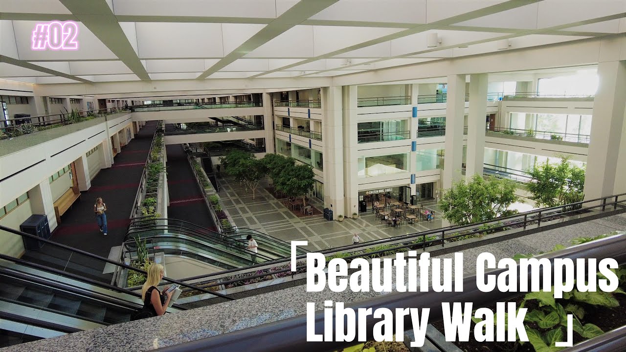 Library walk -- William H. Hannon Library in Loyola Marymount ...