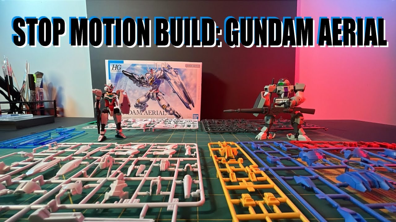 HG Gundam Aerial: Bonus Mira Soul: Cinematic Stop Motion Build - YouTube
