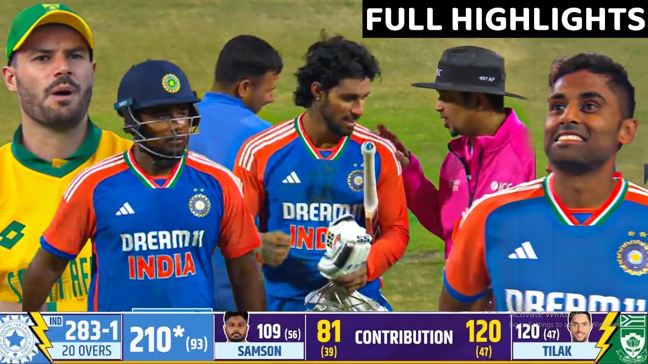 India Vs South Africa 4th T20 Full match Highlights | Ind Vs Sa 4th T20 ...