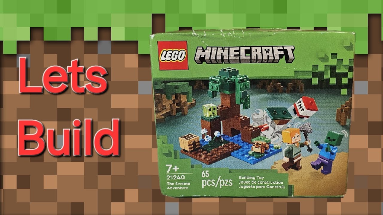 Lets Build LEGO Minecraft The Swamp Adventure - YouTube