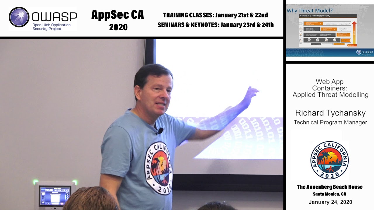 Web App Containers: Applied Threat Modeling - Richard Tychansky - YouTube