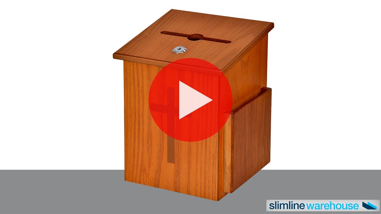 Wooden Church Donation Box - YouTube
