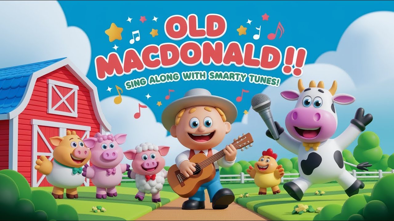 Old Macdonald Song for Kids 🐄 | Fun Farm Animal Dance Party! - YouTube