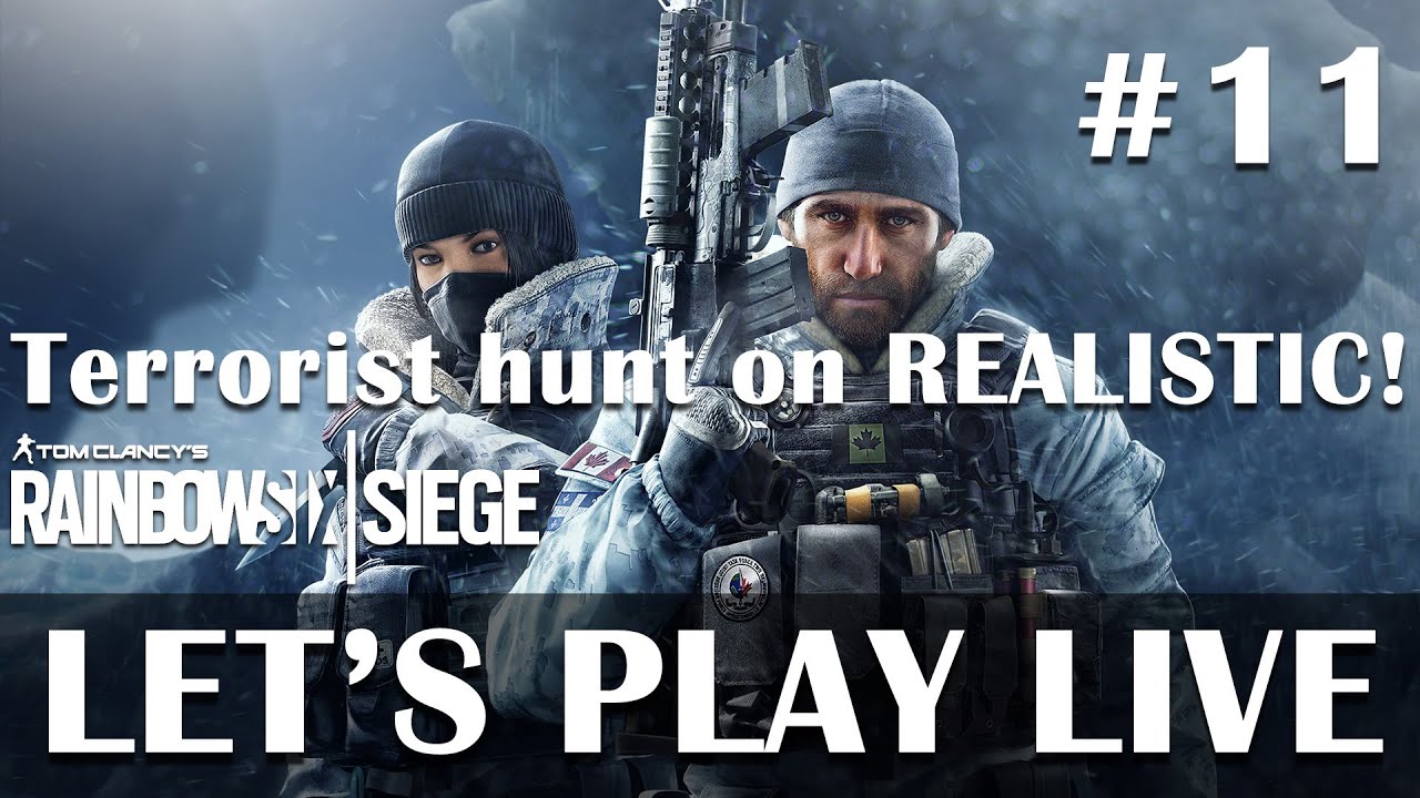 Rainbow Six Siege #11 Terrorist Hunt on Realistic - Live PS4 gameplay ...
