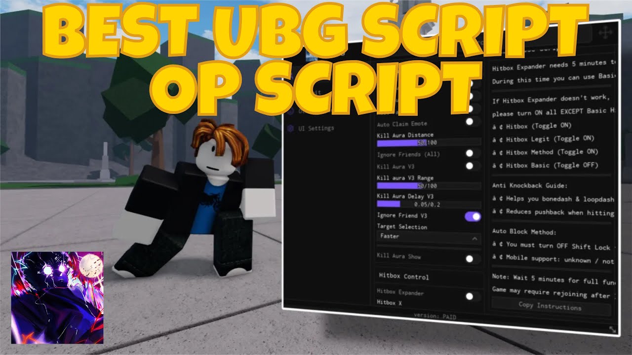 [OP] NEW ULTIMATE BATTLEGROUNDS SCRIPT - (GODMODE, HITBOX, ANTI-GODMODE ...