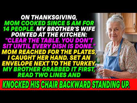 My Mom Served Thanksgiving Dinner Like A Maid — Under A Contract She Didn't Know Was Fake