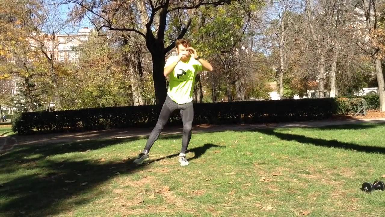 Personal Running. Pliometría .Saltos laterales con apoyo abierto ...