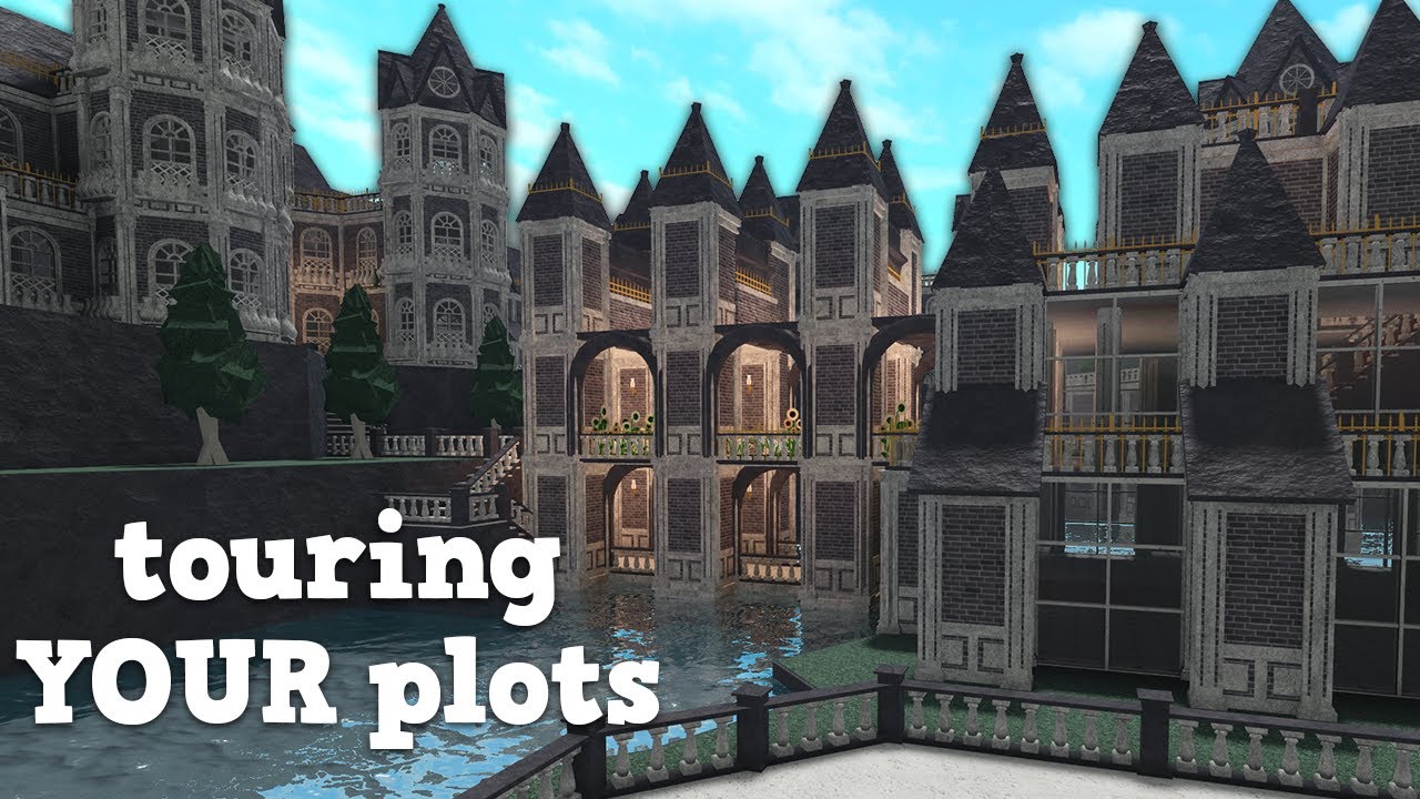 touring your builds in bloxburg + playing dti - YouTube