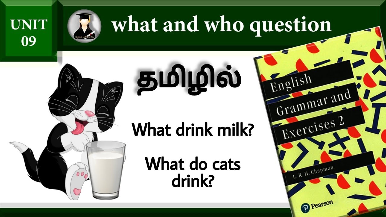 what and who question word/ chapman book 2 - YouTube