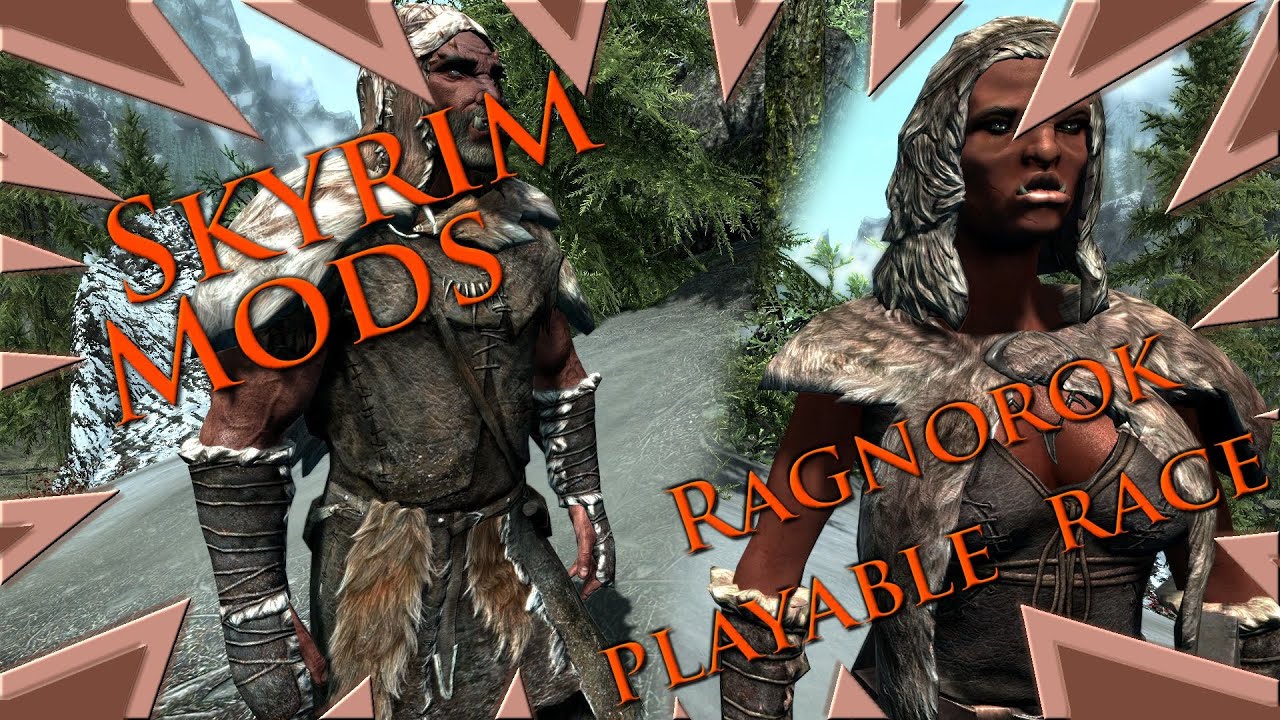 MOD : Skyrim - Ragnorok Playable Race - YouTube