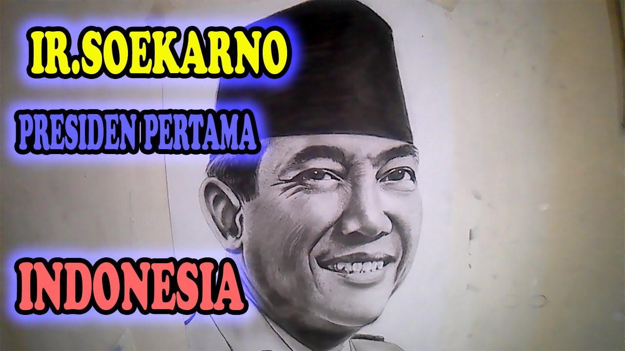 Using the Grid is Easier to Draw Ir. SOEKARNO's Face - YouTube