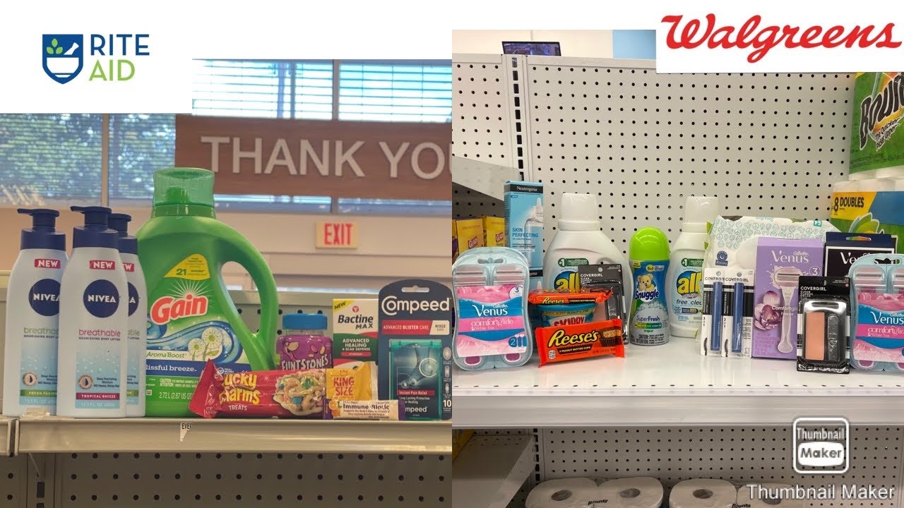 Rite Aid & Walgreens Haul - Week Of 8/21-8/27/22 - YouTube