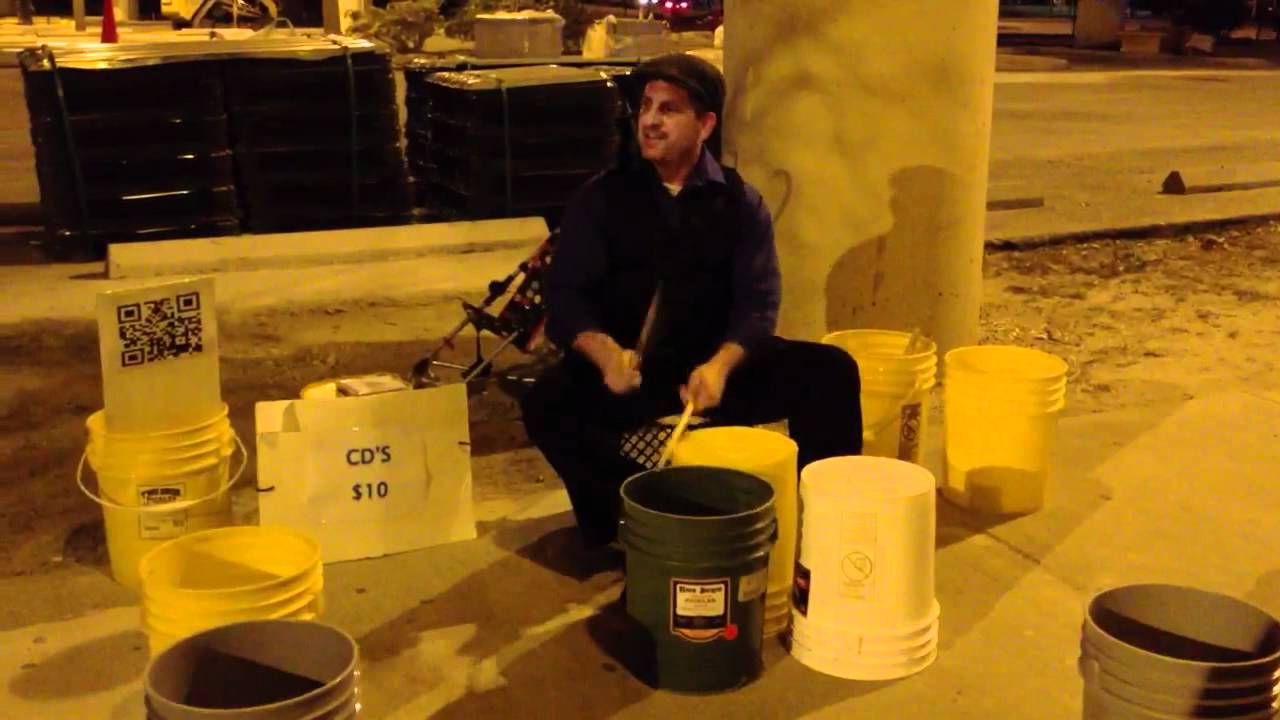 Chris Harris Bucket Drummer - YouTube
