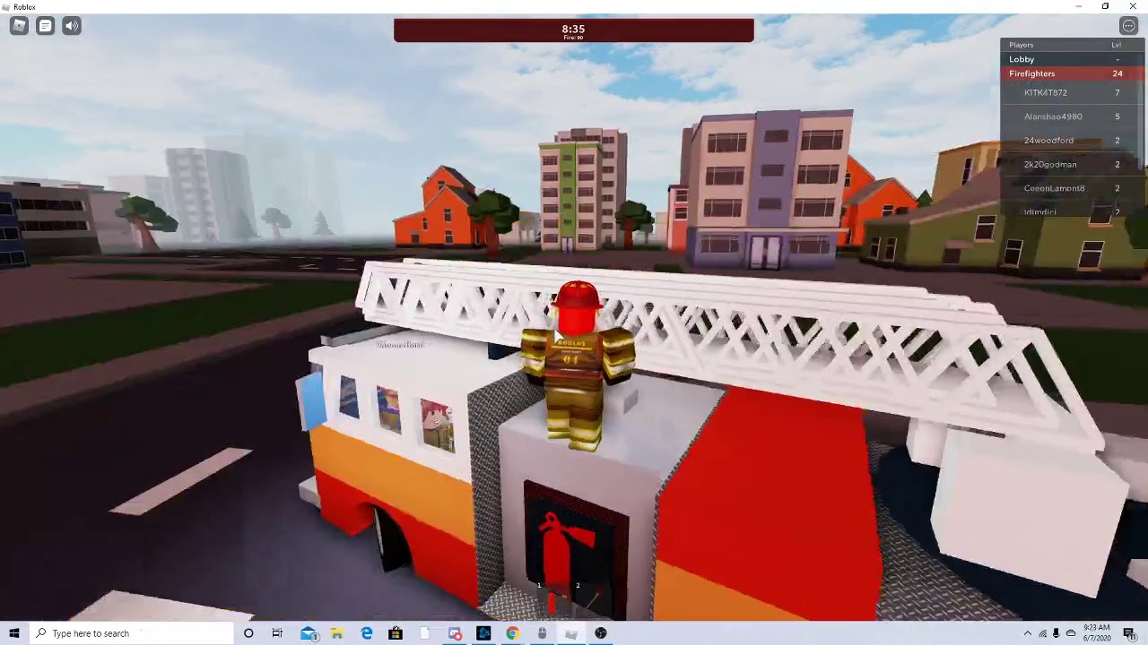 ROBLOX FIREFIGHTERS!!! - YouTube