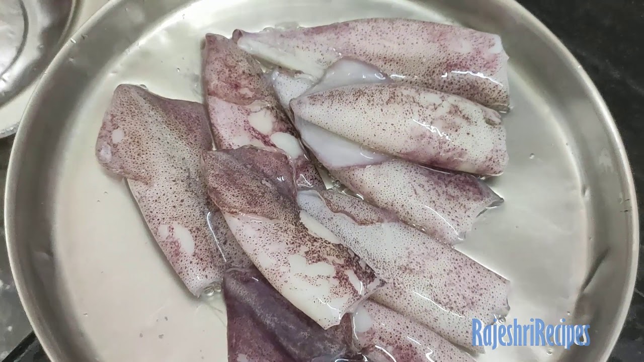 How to Clean Calamari | Squid - YouTube