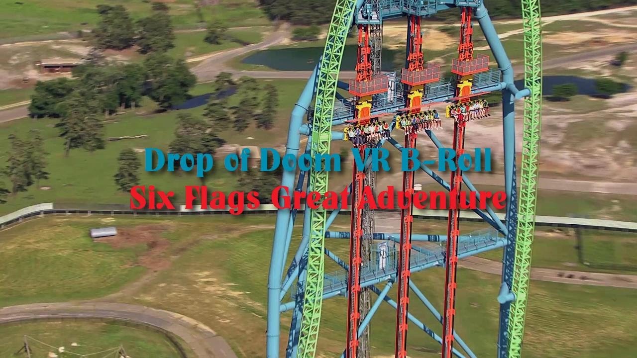 Drop of Doom B Roll - Six Flags Great Adventure - YouTube
