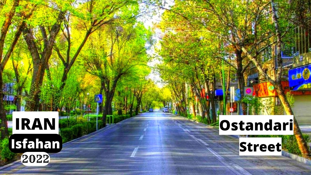 Iran Isfahan Ostandari Street 🙂 | Ostandari Street 😀 | Isfahan city🚶🏻‍♀ ...