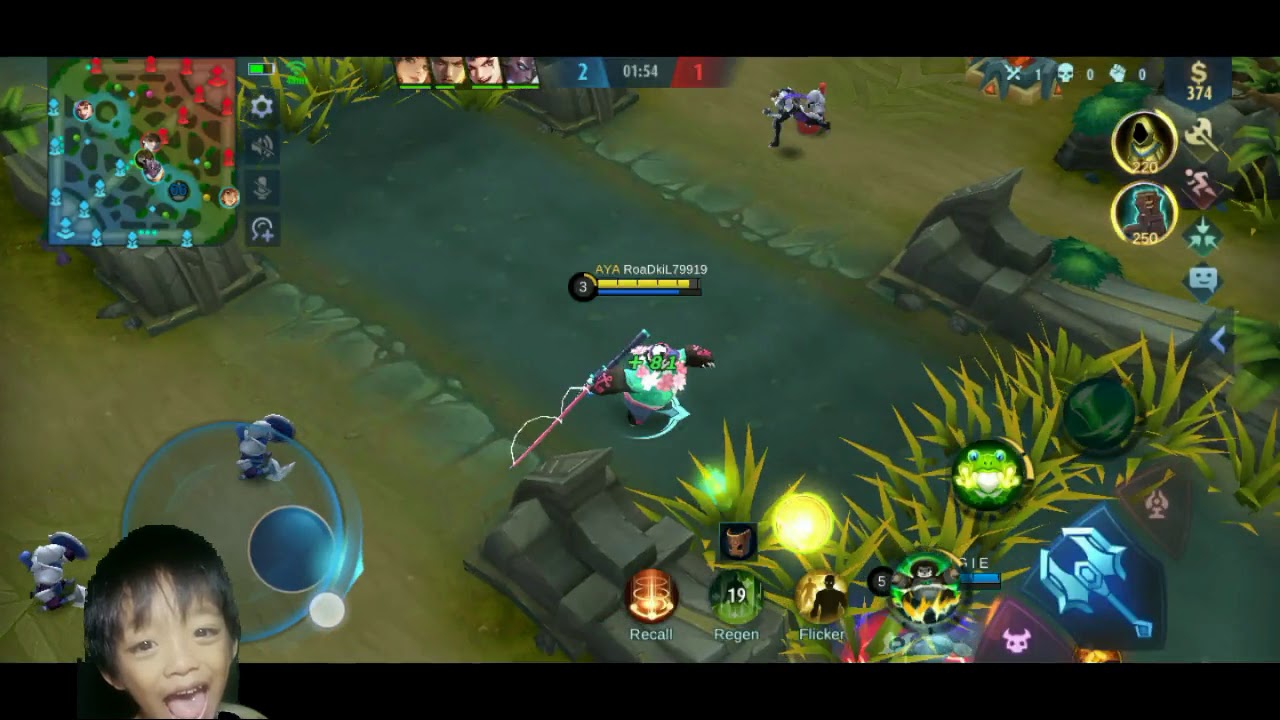 6 YEAR OLD PLAYING MOBILE LEGEND - YouTube