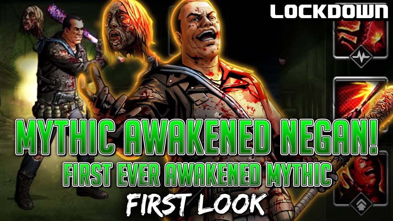 TWD RTS: Mythic Awakened Negan, First Awakened Character! The Walking ...