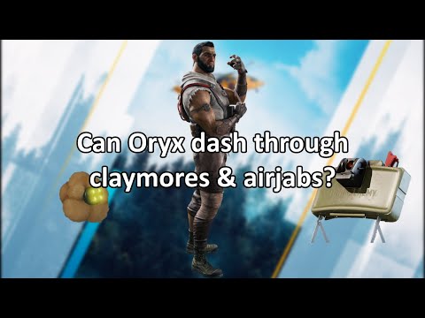 Can Oryx dash past claymores & airjabs - YouTube