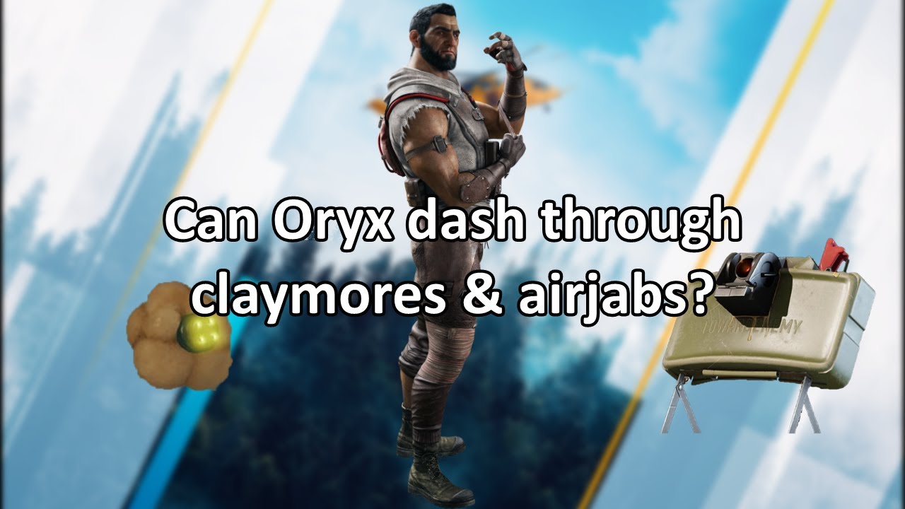 Can Oryx dash past claymores & airjabs - YouTube