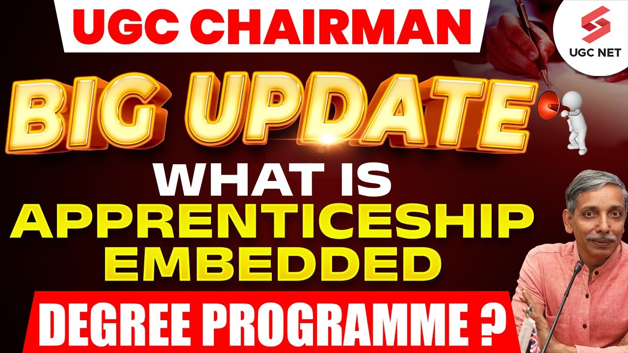 UGC NET Update😱 | What is Apprenticeship Embedded Degree Programme ...