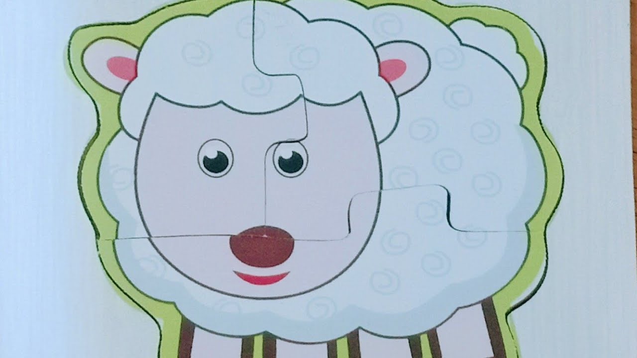 Sheep Puzzle Game For Kids - YouTube