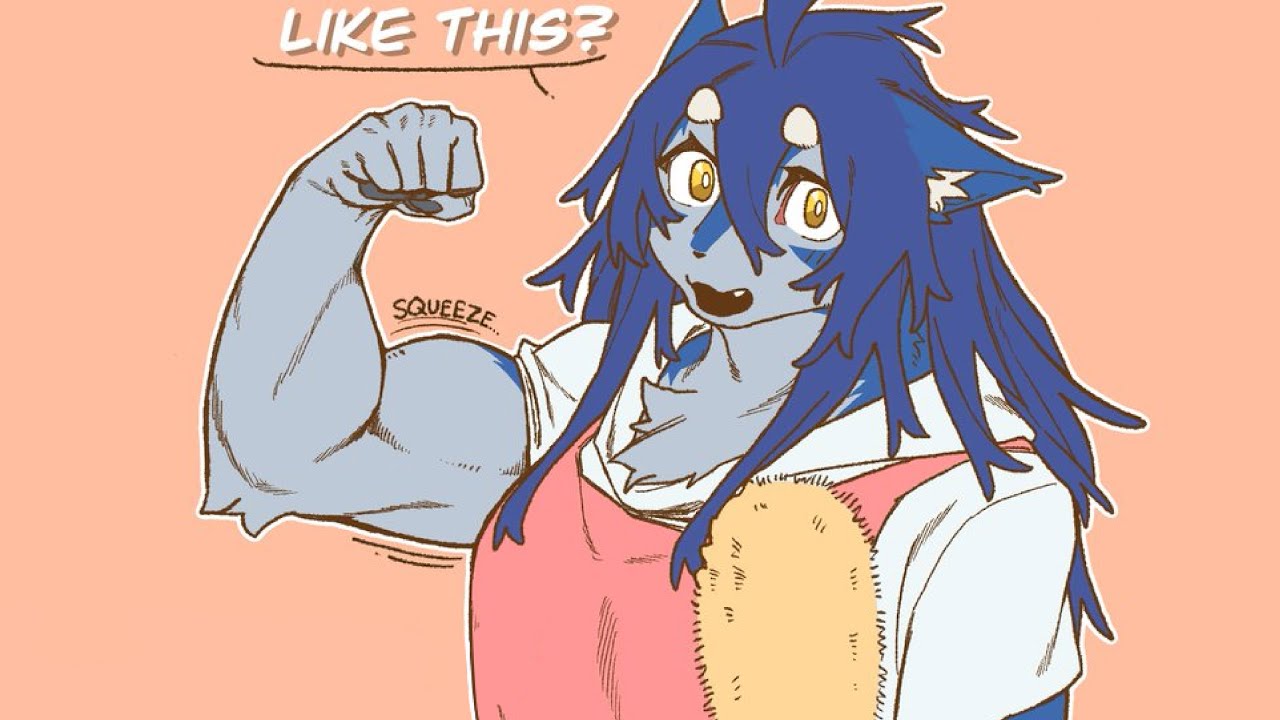 Werewolf Girlfriend: Strong Girl | れきDESU comic dub - YouTube