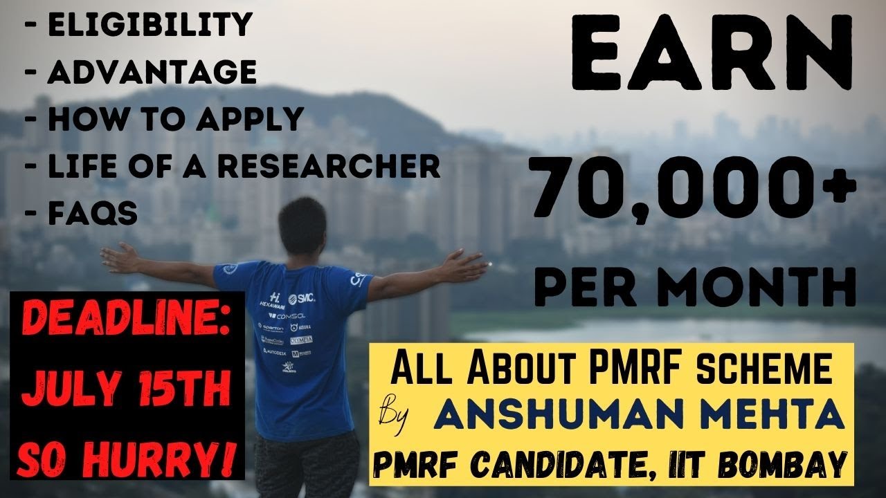 All About PMRF | 70k+ Income Per month | Eligibility | How to Apply ...