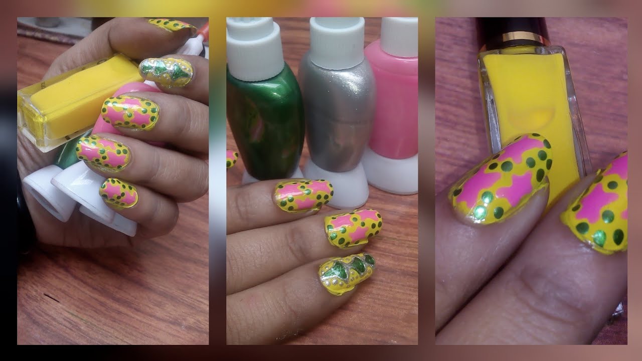 #6 "Latest nails art stylish design" nail paint/step by step nail paint ...